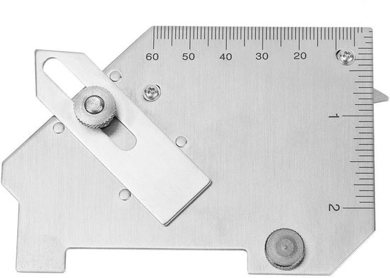 JGS Premium - Welding hoekmeter van Roestvrij Staal met Laser Schaal ...