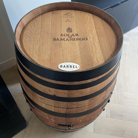 Drank kast Syrah - 225 liter Eiken Wijnvat - Ruimte voor 30 flessen ...