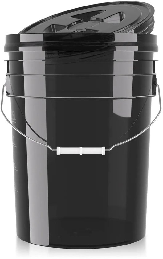 Chemicalworkz Detailing Bucket Wash Bucket 19 Liter Zwart | bol