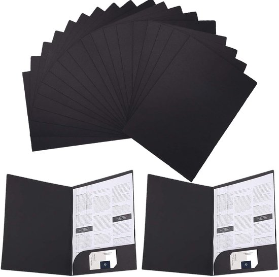 Presentatiemap A4 van 350g/m² kraftpapier, documentenmap A4 met ...