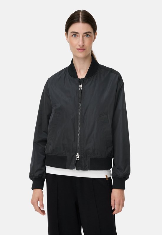 camel active Bomberjack met 2-weg rits - Maat womenswear-44 - Zwart | bol