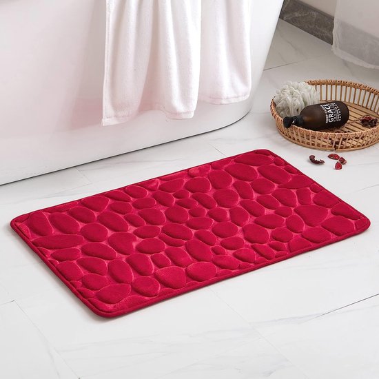 Badmatten Antislip Memory Foam Mat Badtapijt Badkamer Douchemat Koraal ...