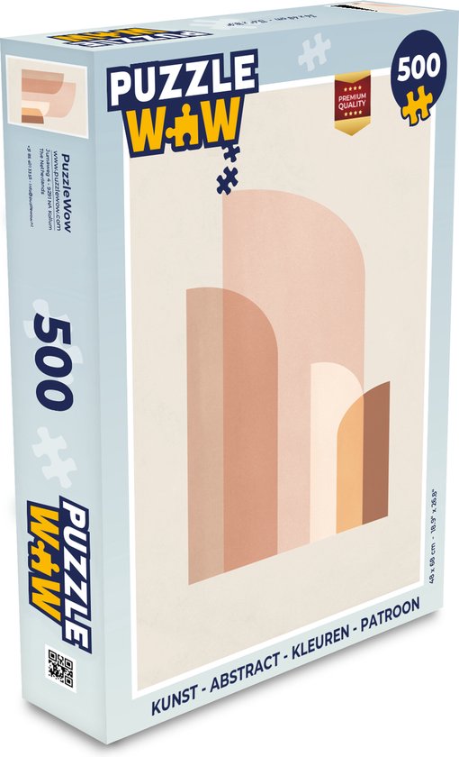 Puzzel Kunst - Abstract - Kleuren - Patroon - Legpuzzel - Puzzel 500 ...