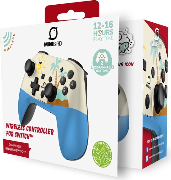 Minibird Pop Top - "The Island" Wireless Controller for Nintendo Switch ...