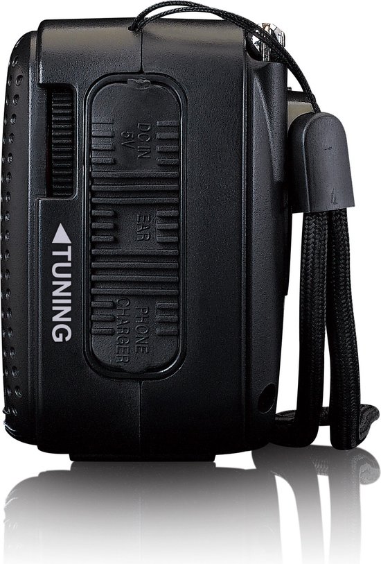 Lenco Noodradio - Draagbare opwindbare Radio - Zaklamp en Powerbank ...