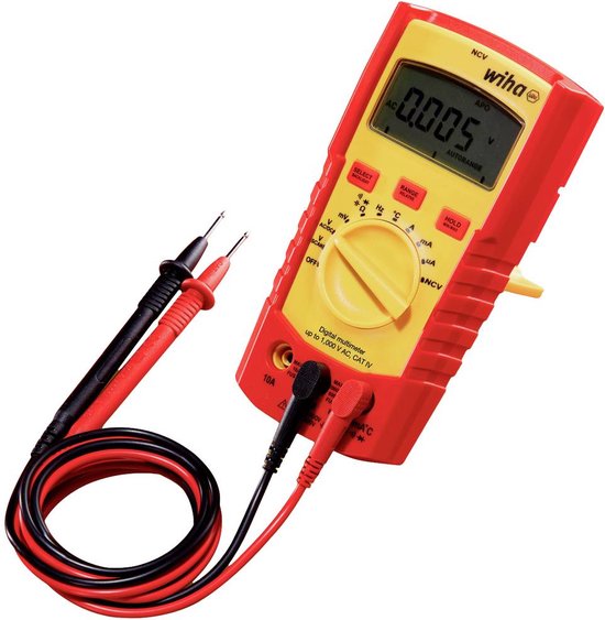 Wiha Digitale multimeter tot 1.000 V AC, CAT IV - 45215 | bol