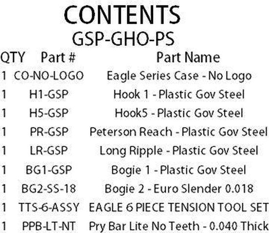 Peterson Ghost Lockpick Set - GSP | bol.com