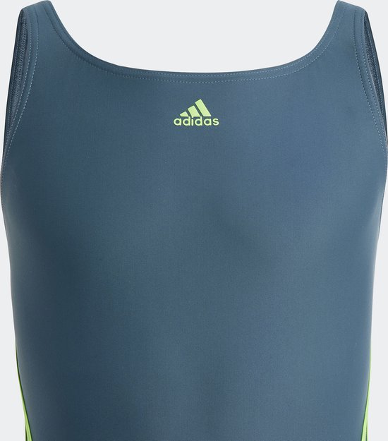 adidas Sportswear 3-Stripes Badpak - Kinderen - Turquoise- 110 | bol