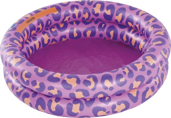 Swim Essentials Babyzwembadje Opblaasbaar - Zwembad Baby - Paars Panterprint - Ø 60 cm | bol.com