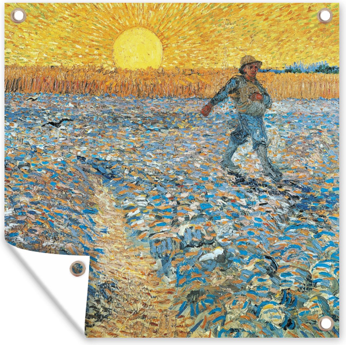 Posters de jardin Le semeur - Peinture de Vincent van Gogh - 50x50 cm ...