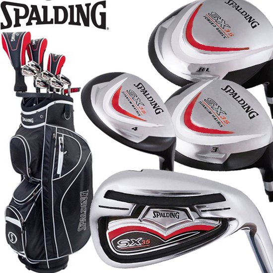 Spalding SX35 Complete Golfset Heren Graphite +1 inch | bol