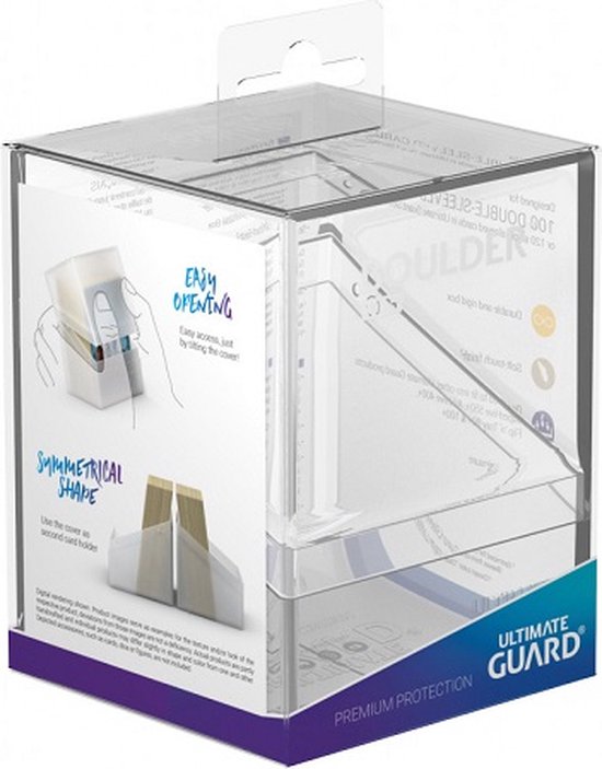 Ultimate Guard Boulder Deck Case 100+ Standard Size Clear | bol.com