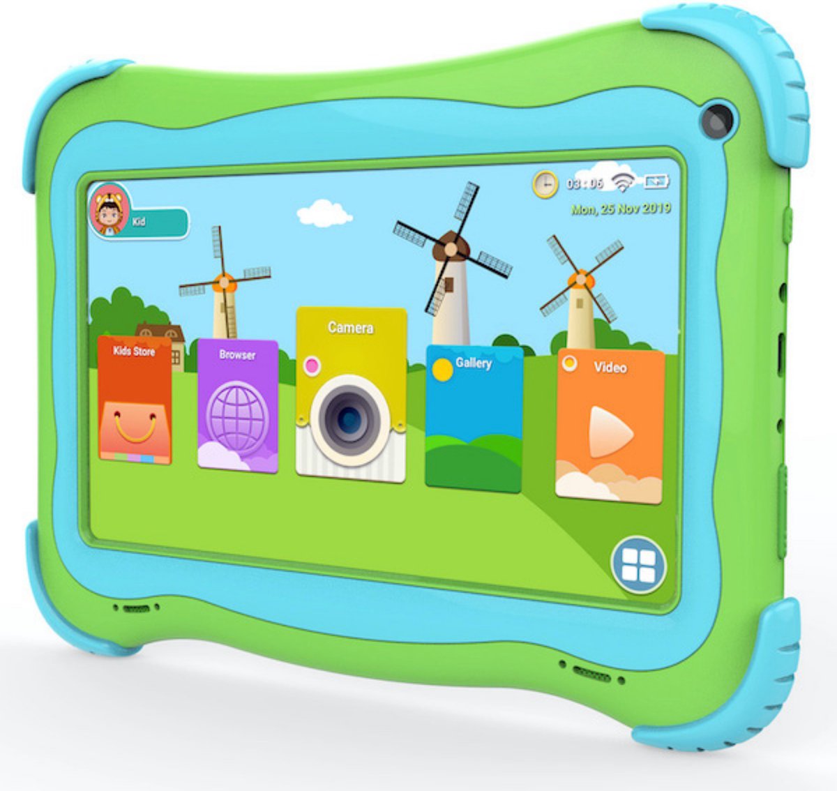 Tablet kinderen - Kindertablet - Kinder tablet - kids tablet - Groen ...