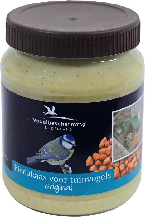 Vogelbescherming vogelpindakaas original, 330 gram - afmeting - 10,5 x 7,0 x 7,0 cm | bol.com