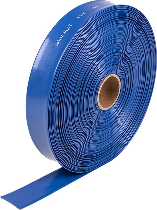 Platte waterslang budget | Incl. slangklem | Rol 50 meter ...