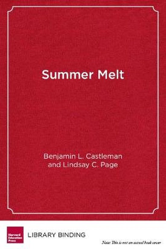 Summer Melt | 9781612507422 | Benjamin L. Castleman | Boeken | bol.com