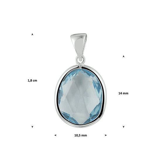 Hanger Blauw Topaas 3.50ct | bol