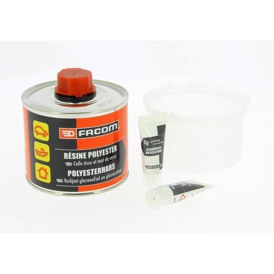 FACOM Polyesterhars - Lijmen - Met verharder - 500 g | bol.com