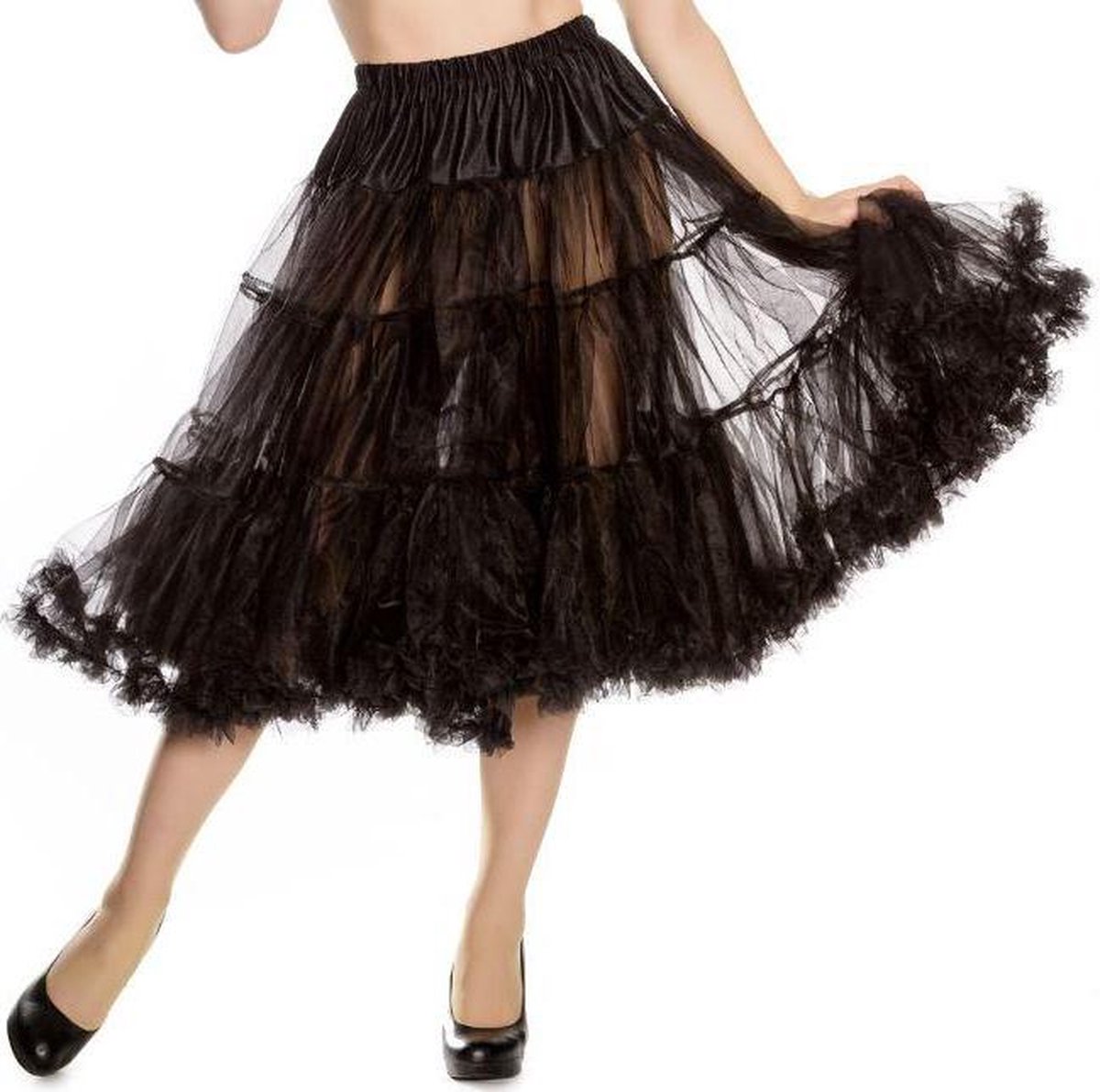 Petticoat Black Long Petticoat Dames - Onderrok Dames | bol.com