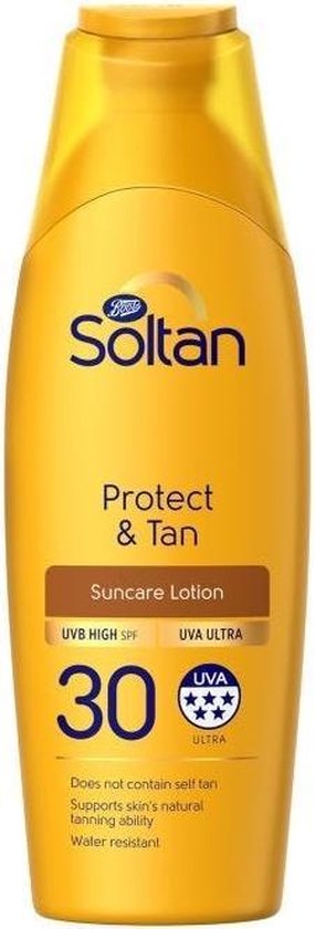 Soltan Zonnebrand Protect & Tan Lotion SPF30 | bol.com