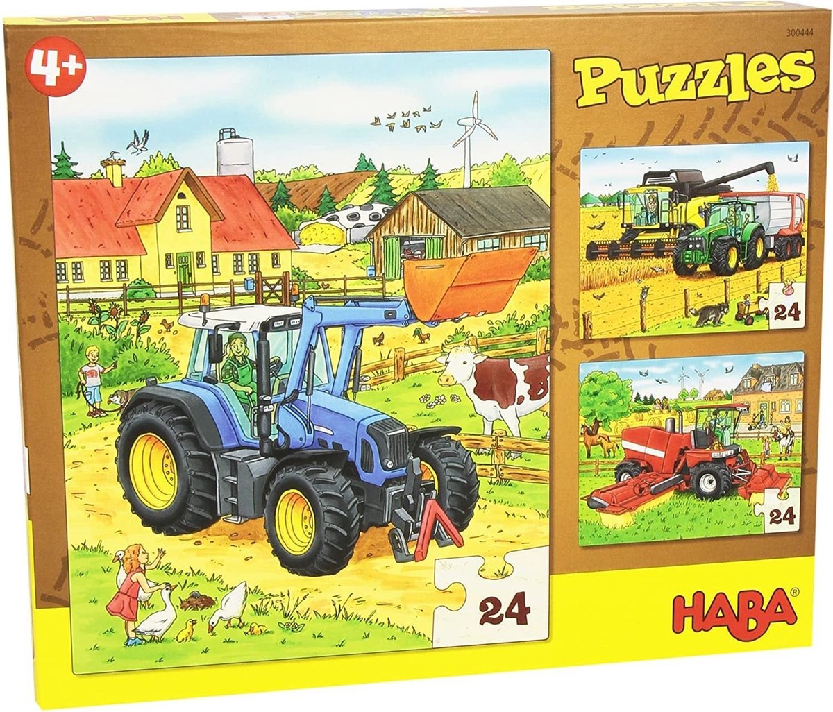 Tractor and Farm - Puzzle 1000 pieces
