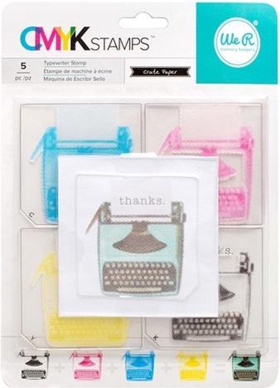 We R Memory Keepers stamp kit typewriter | bol.com