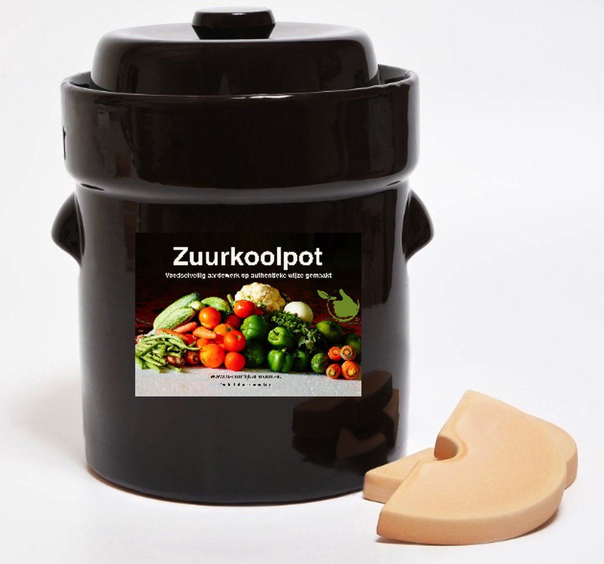 Zuurkoolpot - Fermentatiepot - Zuurkoolvat 20 liter met 2 ...