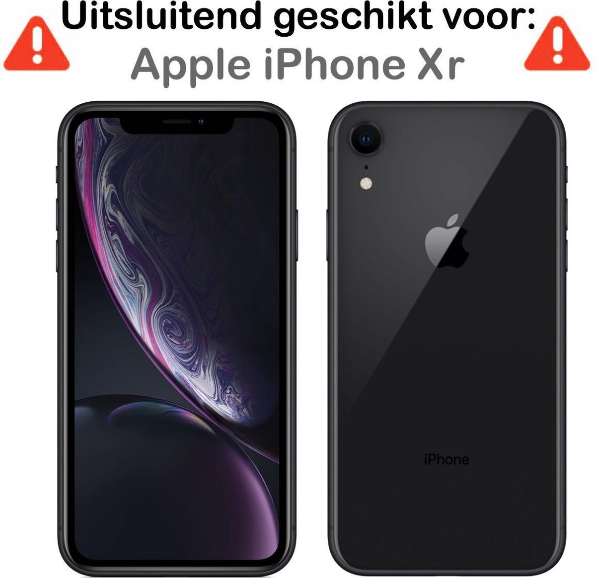 iPhone XR Hoesje Back Cover Siliconen Case Hoes - Donker Blauw | bol