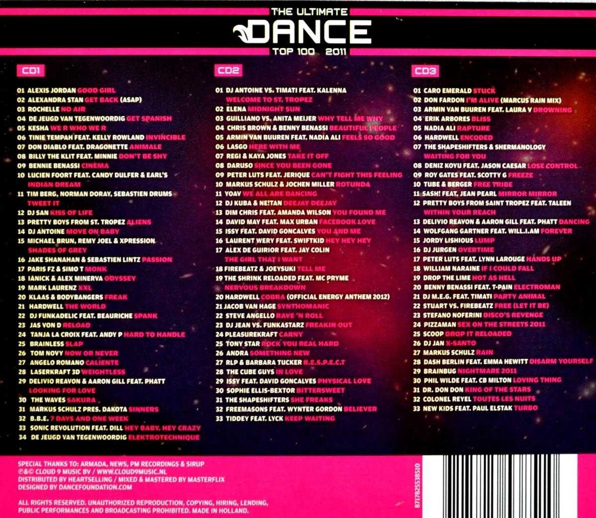 Various Artists - The Ultimate Dance Top 100 - 2011 (CD), various ...