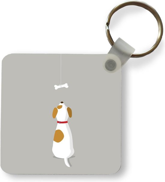 Sleutelhanger - Design - Hond - Bot - Plastic | bol.com