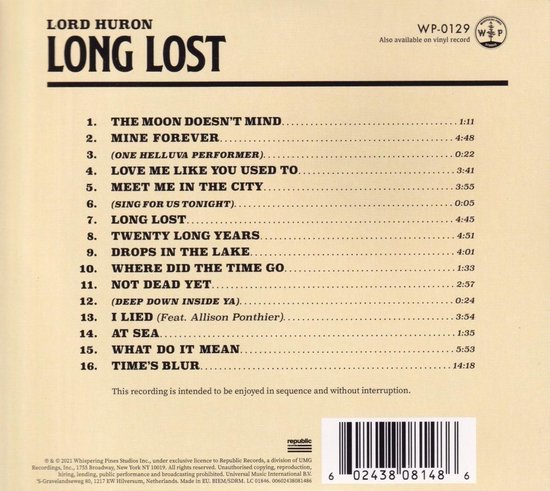 Lord Huron - Long Lost (CD), Lord Huron | Muziek | bol