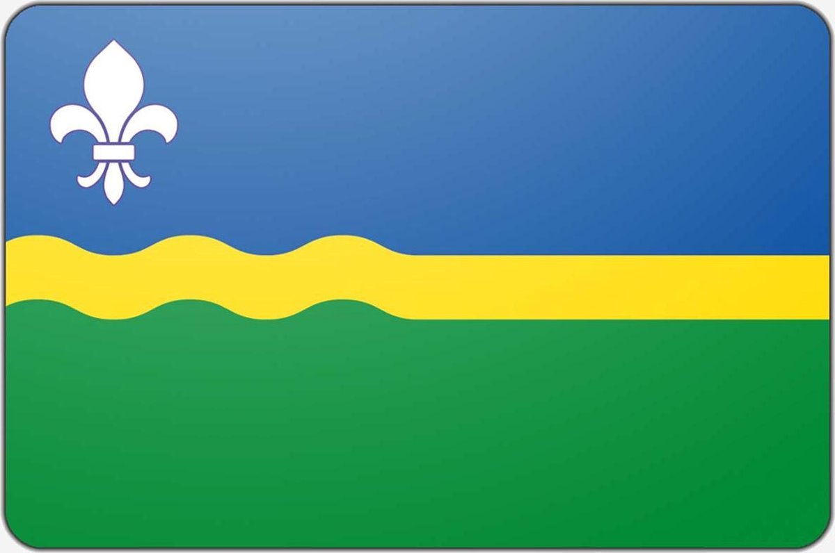 Vlag Flevoland - 70 x 100 cm - Polyester | bol.com