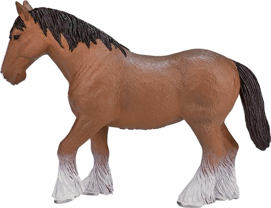 Mojo Horses speelgoed Clydesdale Paard Bruin - 387070 | bol.com