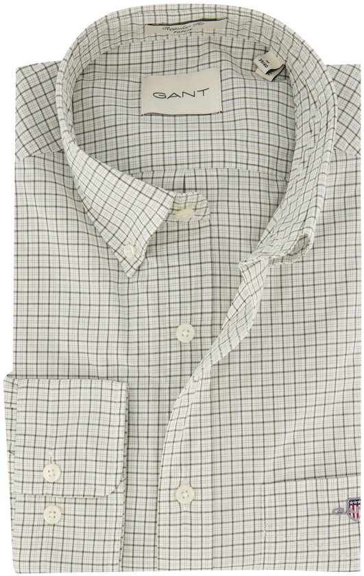 Casual overhemd Gant Regular Fit wit button-down boord | bol