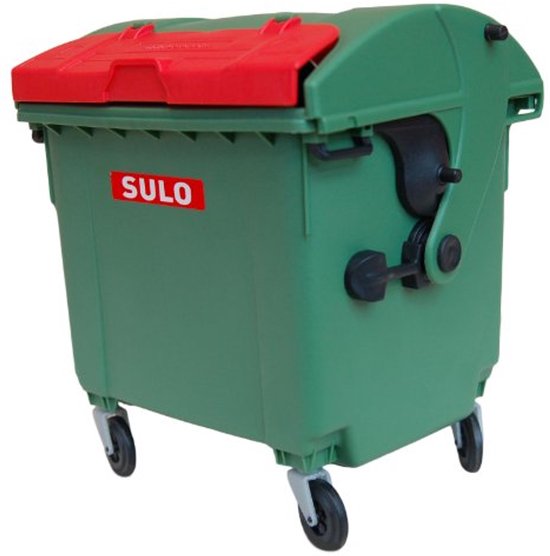 Mini Afvalcontainer Tafelemmer - Groen/Rood voor Thuis of Kantoor | bol