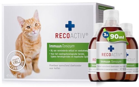 Immune Tonic voor Katten - 3 x 90 ml - Ondersteuning van het ...