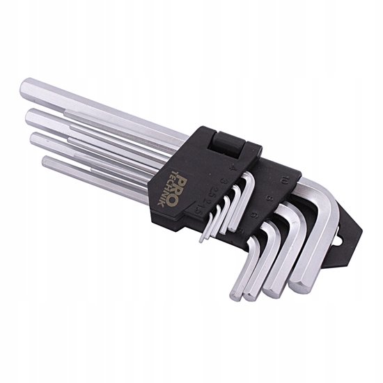 9-delige inbussleutelset CrV 1,5-10mm | bol