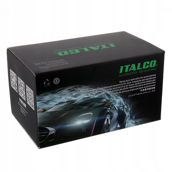 ITALCO H-929 HVLP Verfspuitpistool 1.3mm 600ml - Professioneel | bol