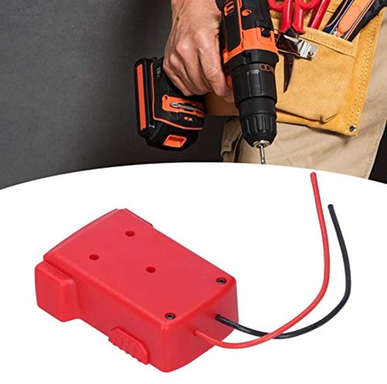 Battery Adapter for Milwaukee, 18V M18 XC18 Power Mount Converter Jack ...