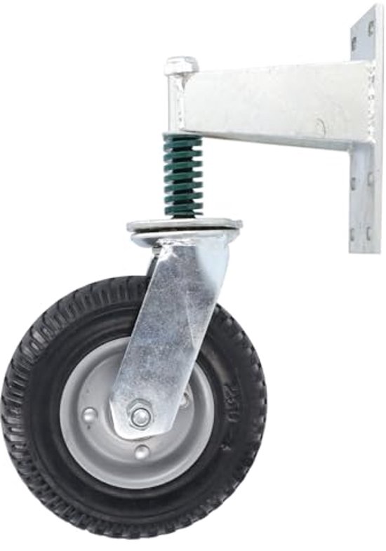 Gate Wheel 8 Inch 600 Lb Load Capacity High Carbon Steel and Rubber ...