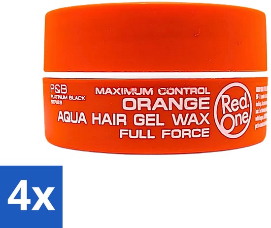 4 x Red One - Haarwax - Aqua Orange - Verfrissende Styling - Voor ...