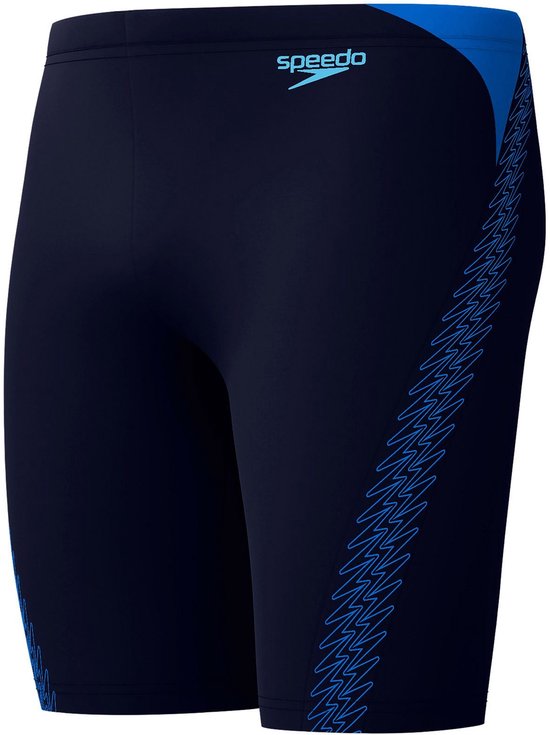 Speedo HyperBoom Splice Jammer Heren Sportzwembroek - Marine/Blauw | bol