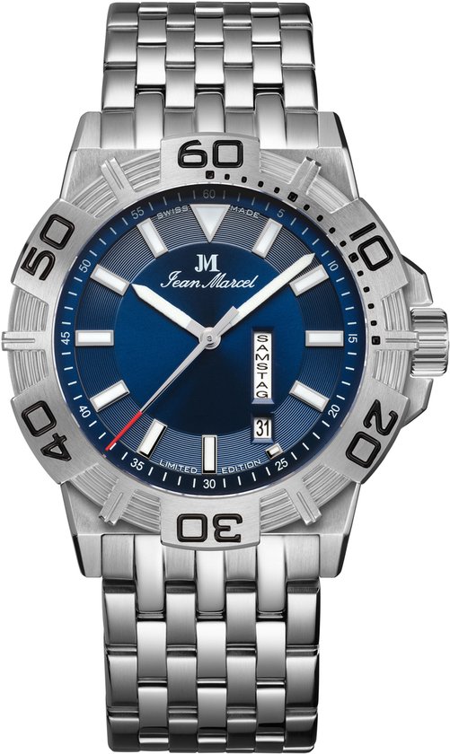 Jean Marcel Herren Armbanduhr Edelstahl Satiniert 22cm | bol