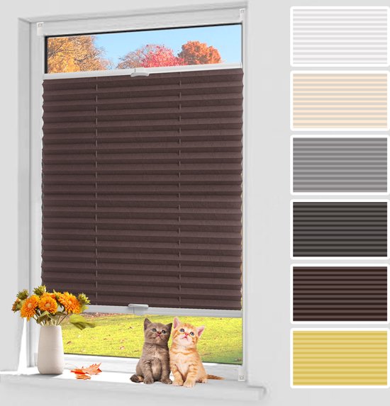 Stores plissés Dream-seeker - sans perçage - stores - support clip ...