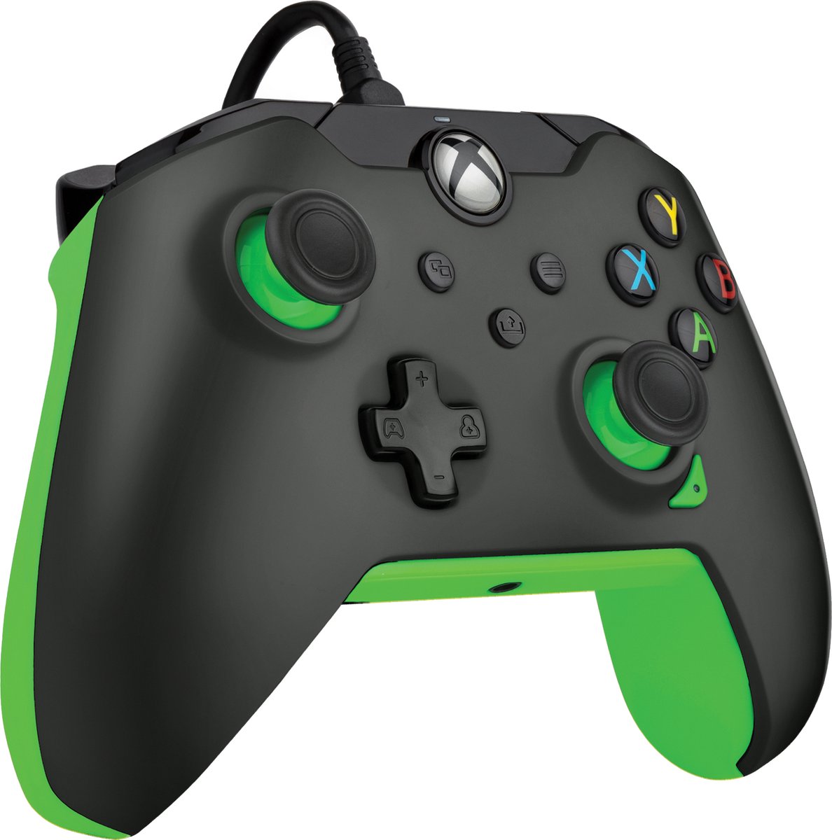 PDP - Bedrade Xbox Controller - Xbox Series X|S & Xbox One - Neon Black ...