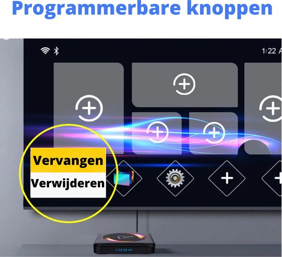 Vontar Z5 Mediaplayer voor tv- Android TV Box Android 10 - Mediaspelers ...