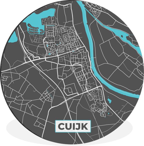 Wandcirkel - Muurcirkel - Cuijk - Plattegrond - Stadskaart - Kaart ...