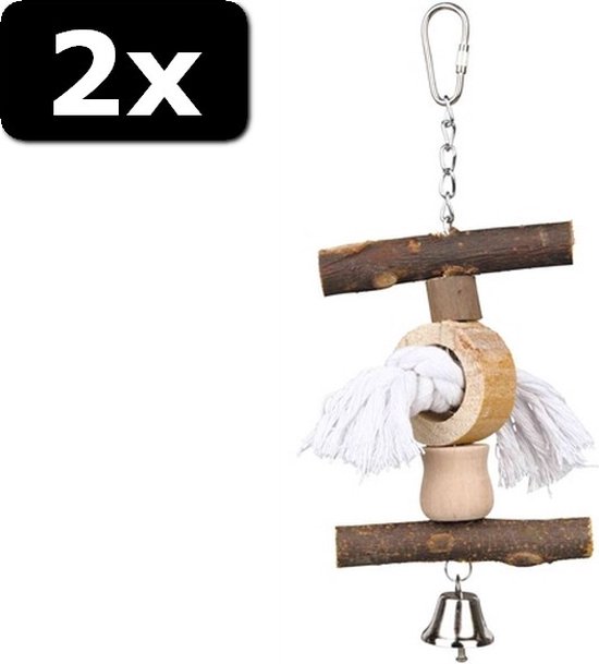 2x SPEELGOED TOUW+BEL HOUT 20CM | bol.com