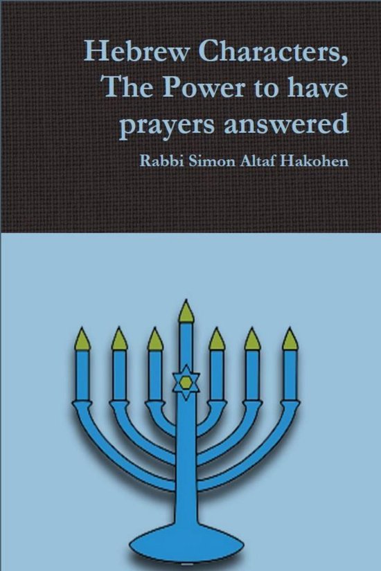 Hebrew Characters The Power to have prayers answered (ebook), Rabbi ...