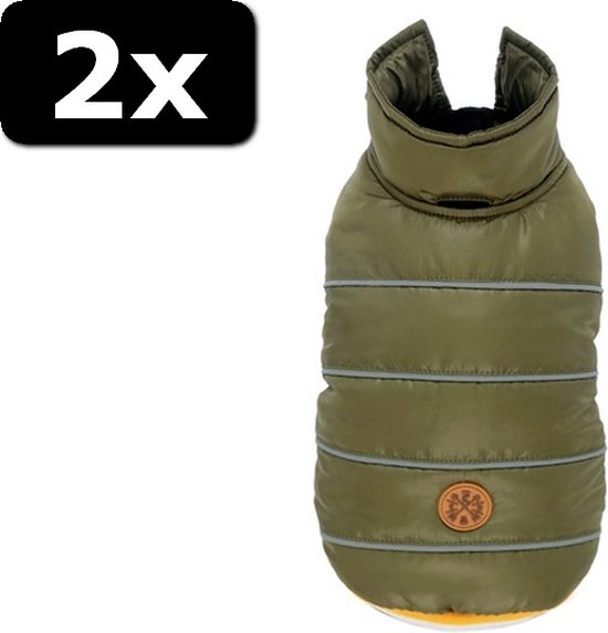 2x - MANTEAU POUR CHIEN VERT BOIS 30CM | bol.com
